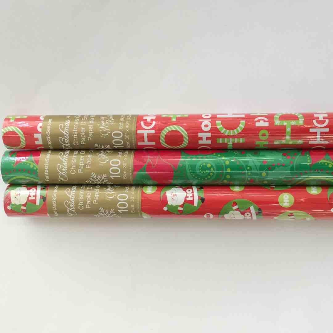 Siu and Sons | Christmas Paper Roll Assorted 100 sqft